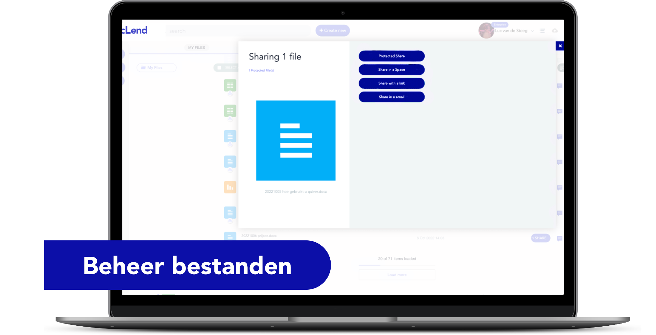 DocLend - Bestanden Uitlenen - De Nieuwe Standaard
